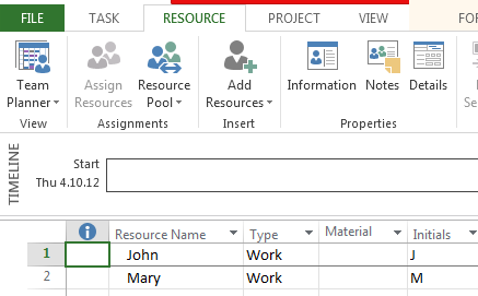 How to avoid duplicated Resources in Project with Subprojects in MS PROJECT 2013? | Nenad Trajkovski