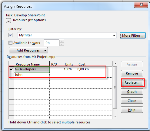 How to replace Generic resources with those with specific skills in MS PROJECT 2013 | Nenad ...