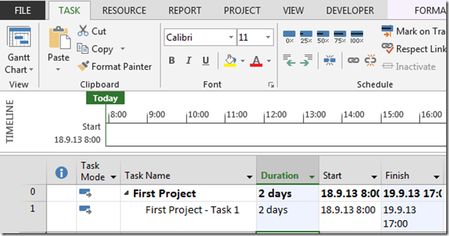 Baseline for Subprojects in MS PROJECT 2013 | Nenad Trajkovski