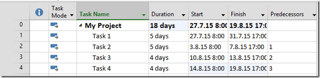 how to edit Multiple Tasks at once in MS PROJECT 2013 | Nenad Trajkovski