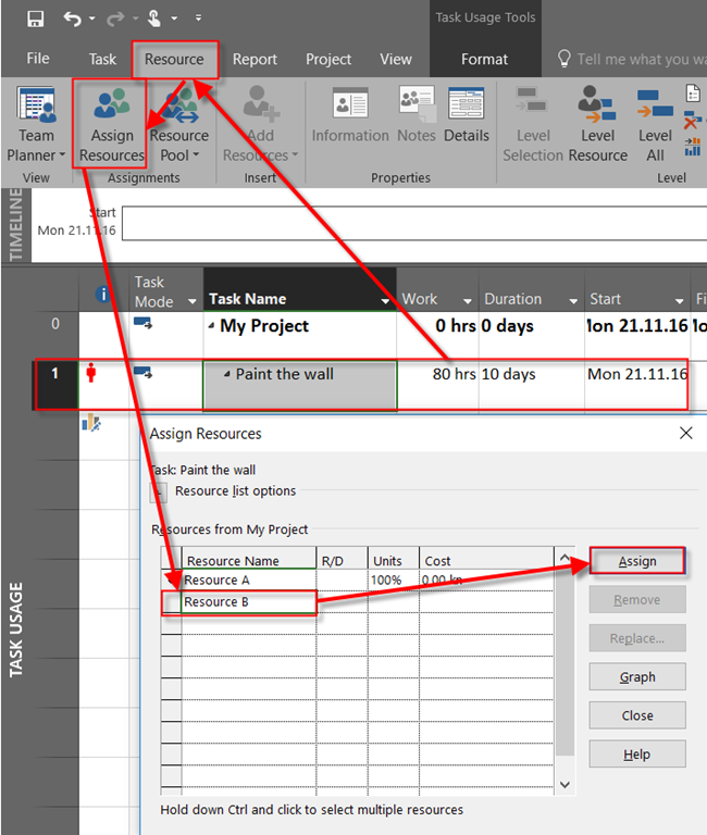 Fixed duration Tasks and over allocation resolution in MS PROJECT 2016 ...