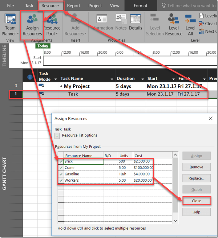 Units field in Resource assignment – MS PROJECT 2016 | Nenad Trajkovski