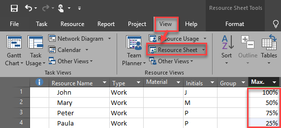 Estimation in hours and Resource Assignments with Fixed work Tasks in ...