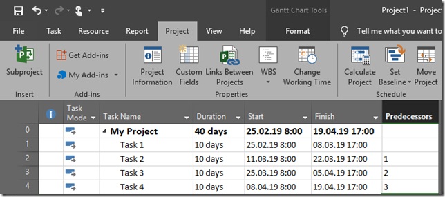 How to make every second Saturday as working day in MS PROJECT 2019 ...