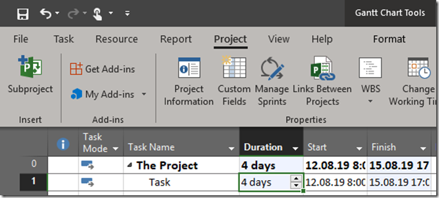 Resources with dynamic workload in MS PROJECT 2019 | Nenad Trajkovski