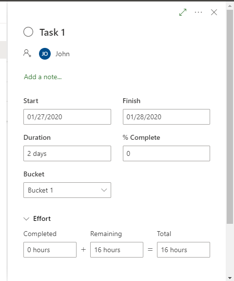 Task Progress tracking with MS Project for the Web | Nenad Trajkovski