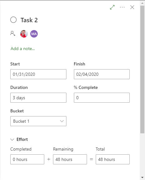 Task Progress tracking with MS Project for the Web | Nenad Trajkovski