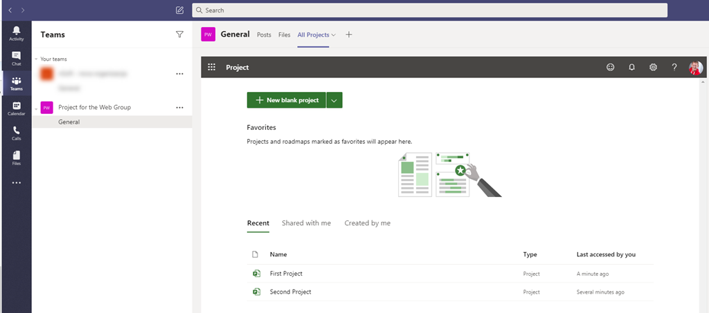How to connect Microsoft Project for the Web with Teams? | Nenad Trajkovski