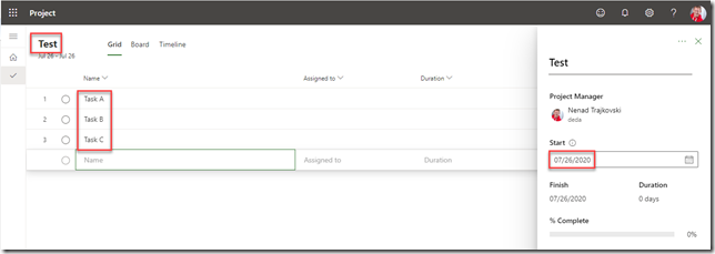 Multiple Projects with the same name in Microsoft Project for the Web ...