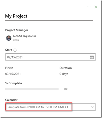 Project and Resources in different Time zones with Project for the Web ...